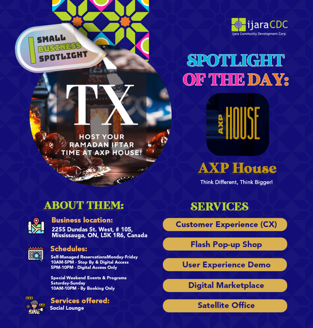 Ramadan small business - Ijara Community Development Corp.